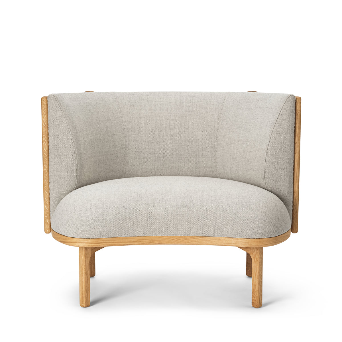RF1904 Sideways Lounge Chair In Oak Base – Cult - Design First